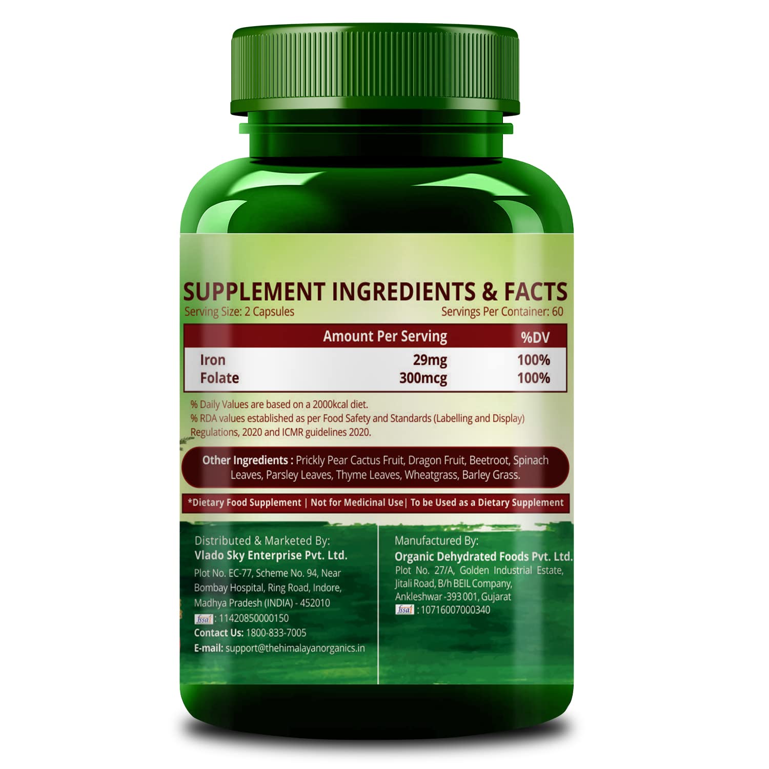 natural iron source for vegans