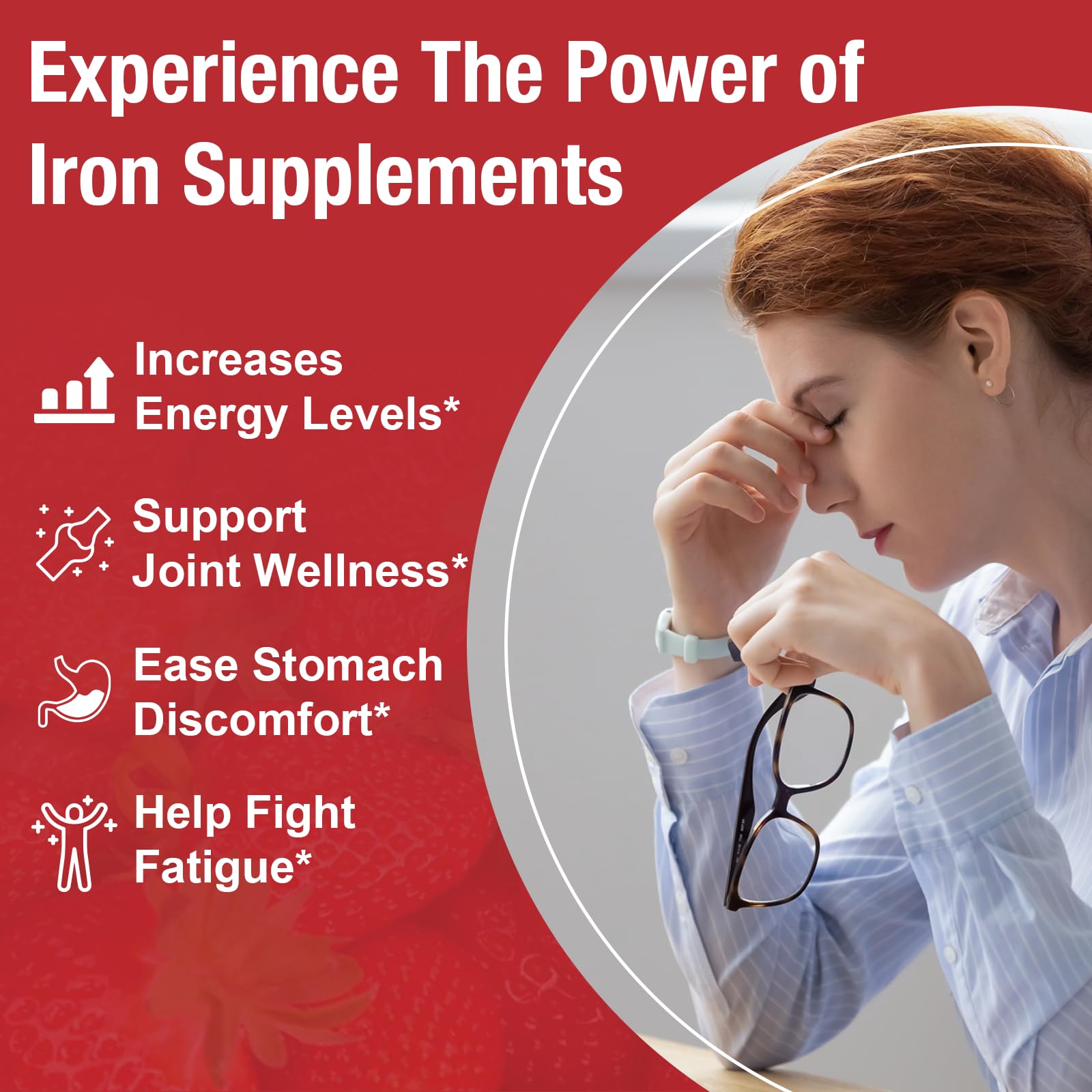 Natural iron source for vitality