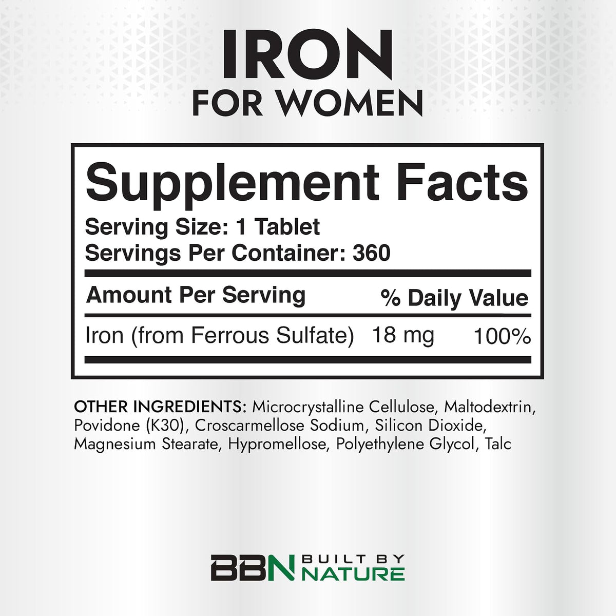 natural iron source for vitality