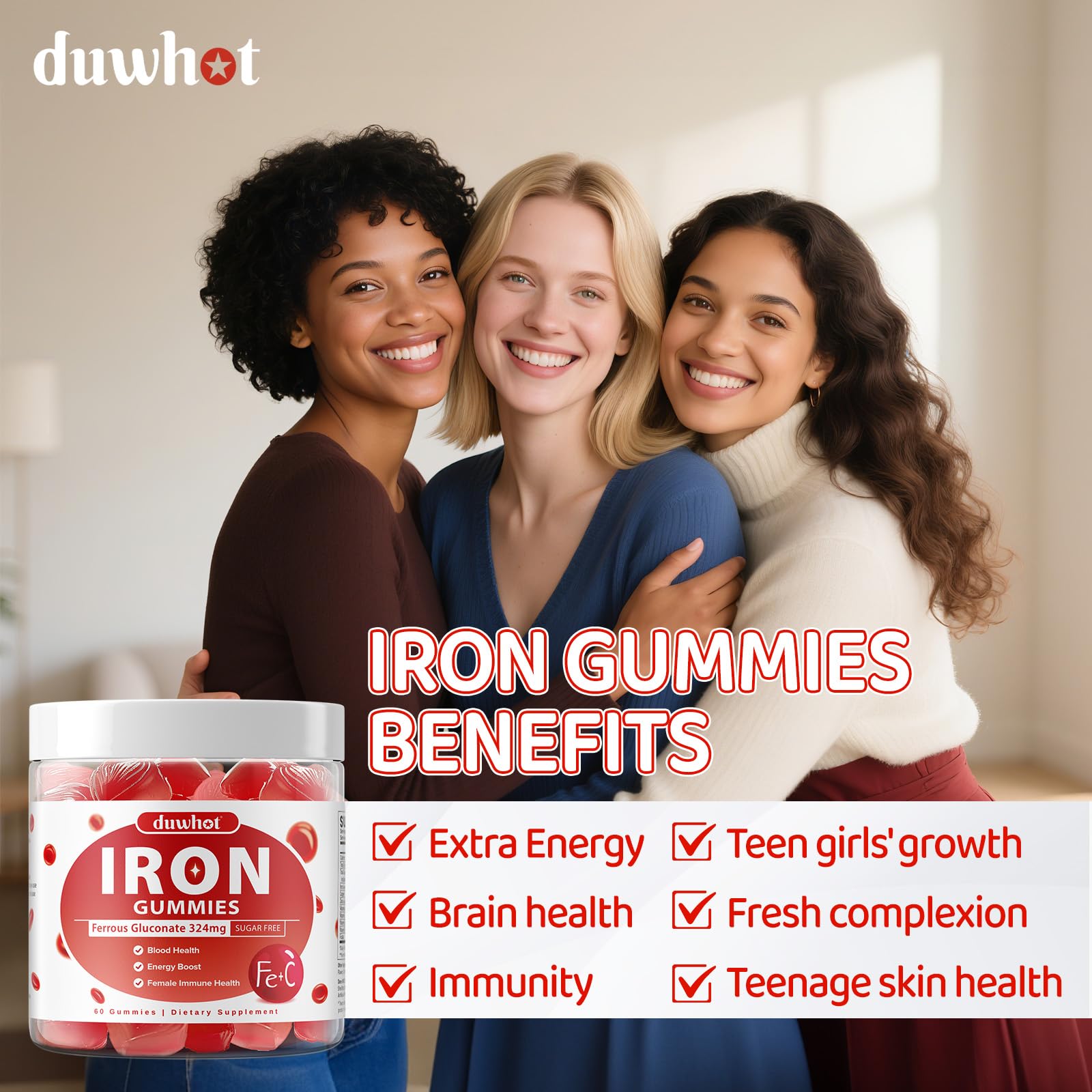 Natural iron source for vitality