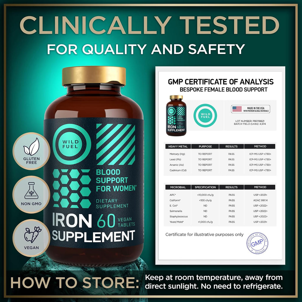 Natural iron source for women