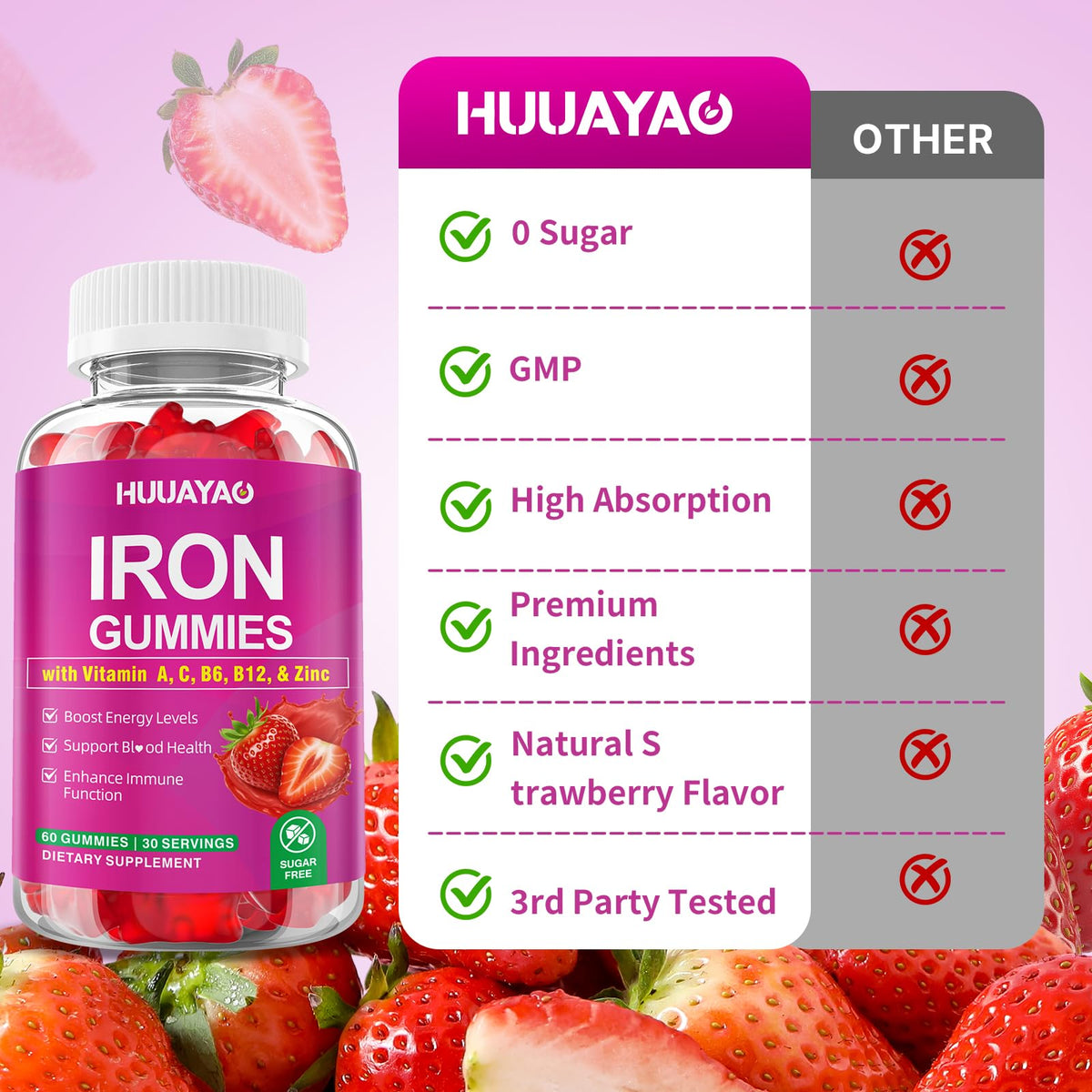 Natural iron source for women
