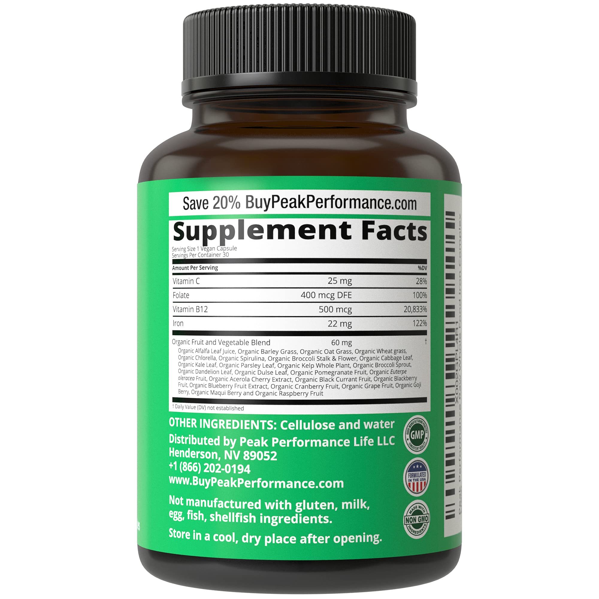 natural iron source from fruits and vegetables
