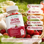 Natural iron source with Vitamin C