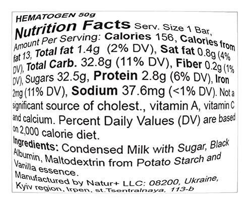 Natural iron supplement 50g pack
