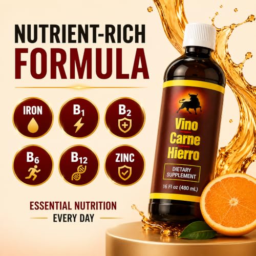 Natural iron supplement for daily use