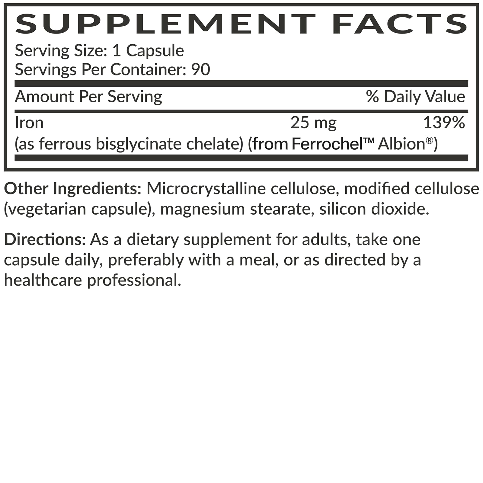 natural iron supplement for energy
