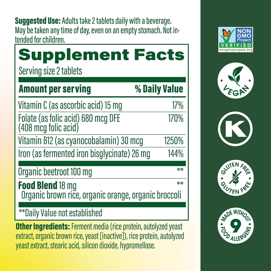 natural iron supplement for energy