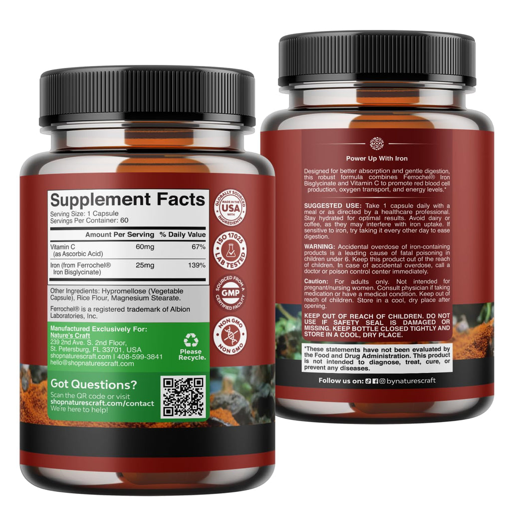 natural iron supplement for fatigue relief