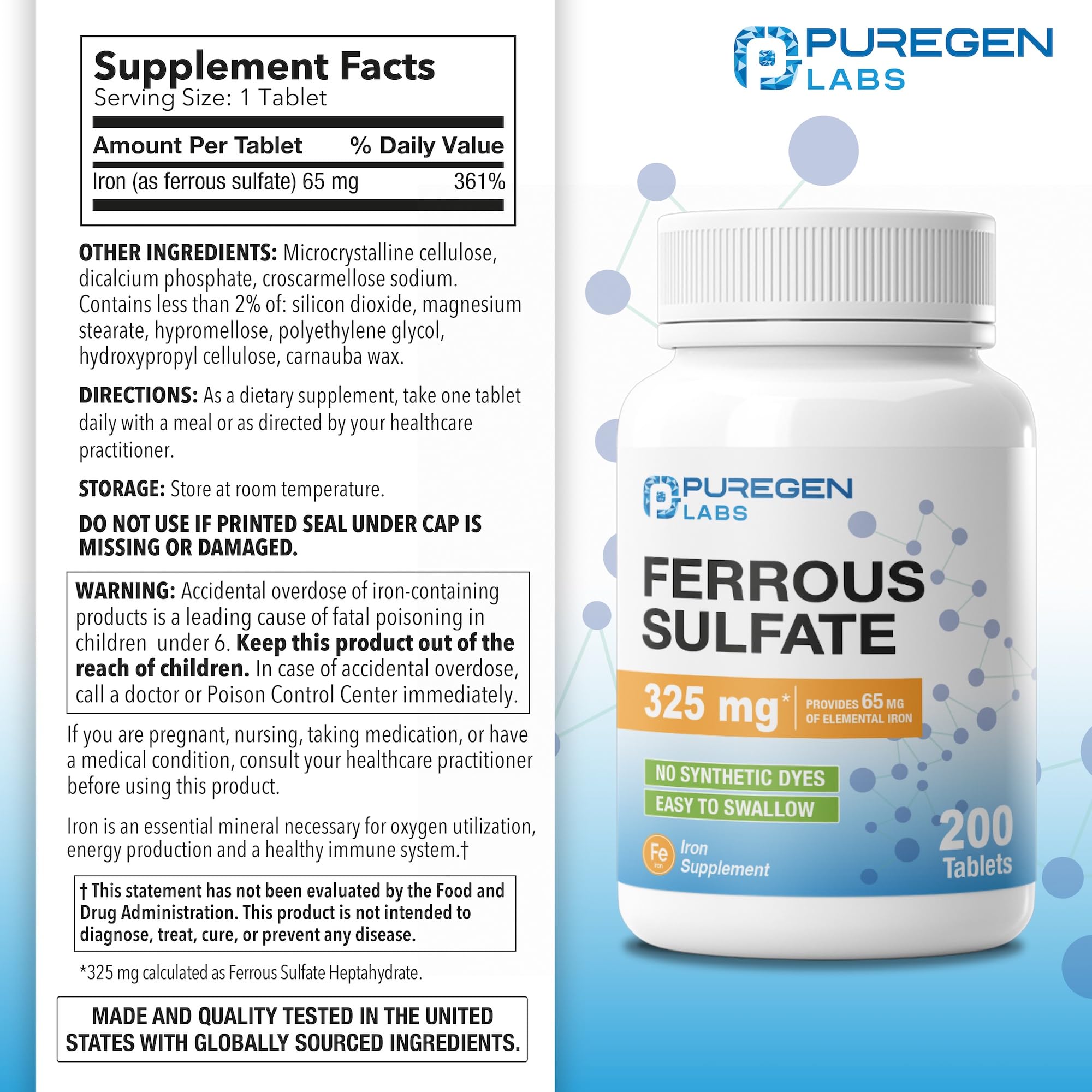 natural iron supplement for health