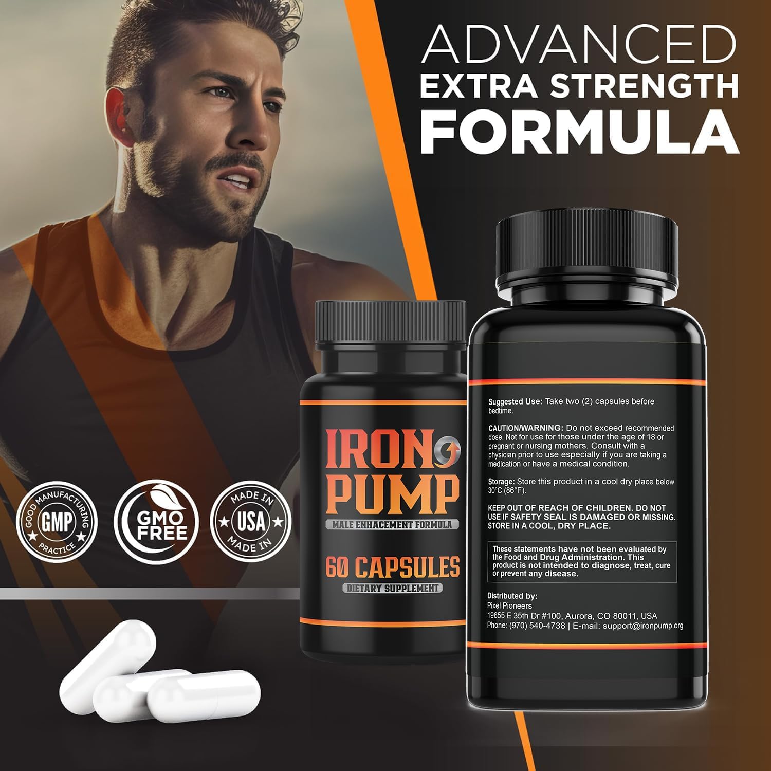Natural iron supplement for men