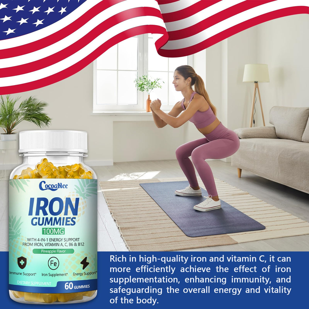 natural iron supplement for vitality