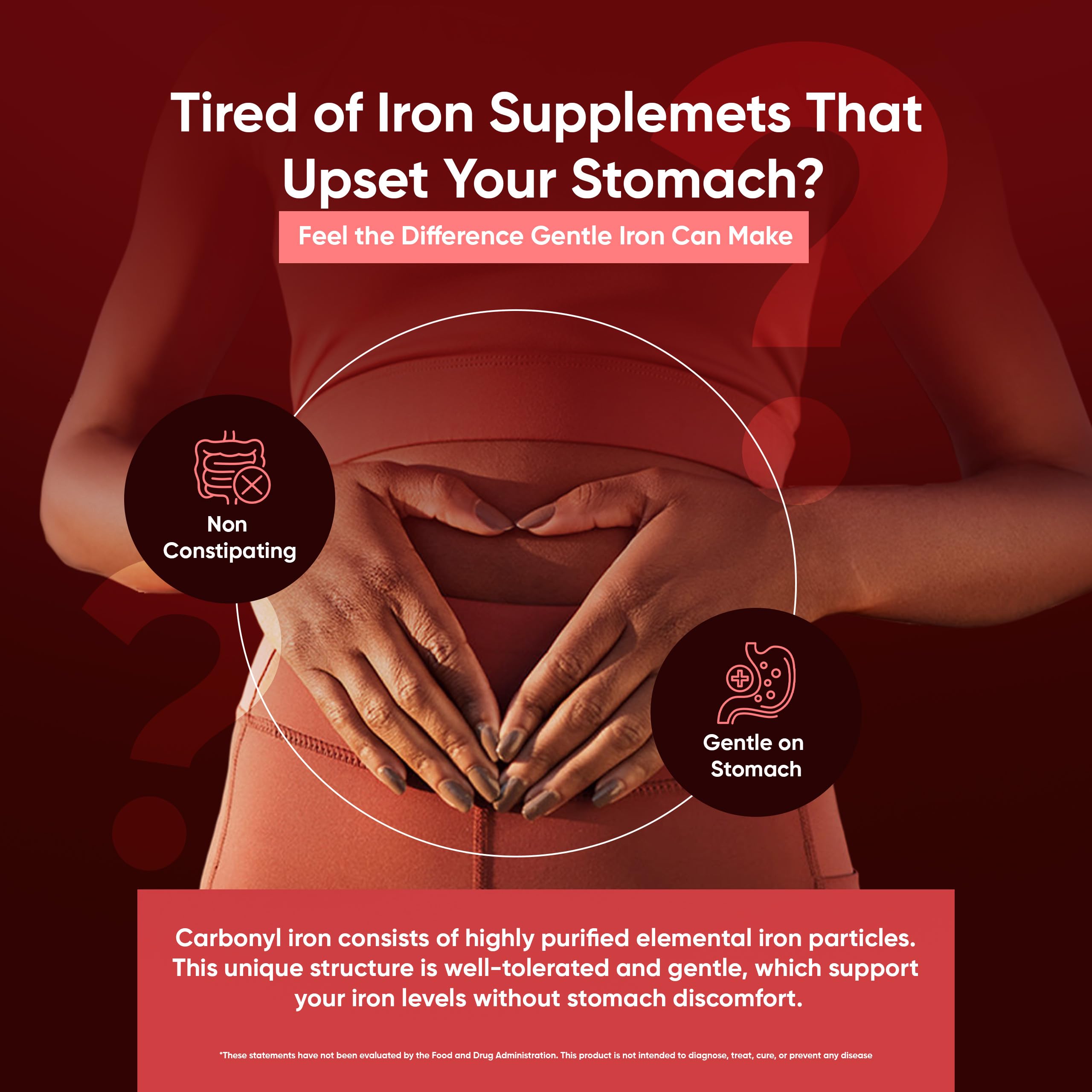 Natural iron supplement for vitality
