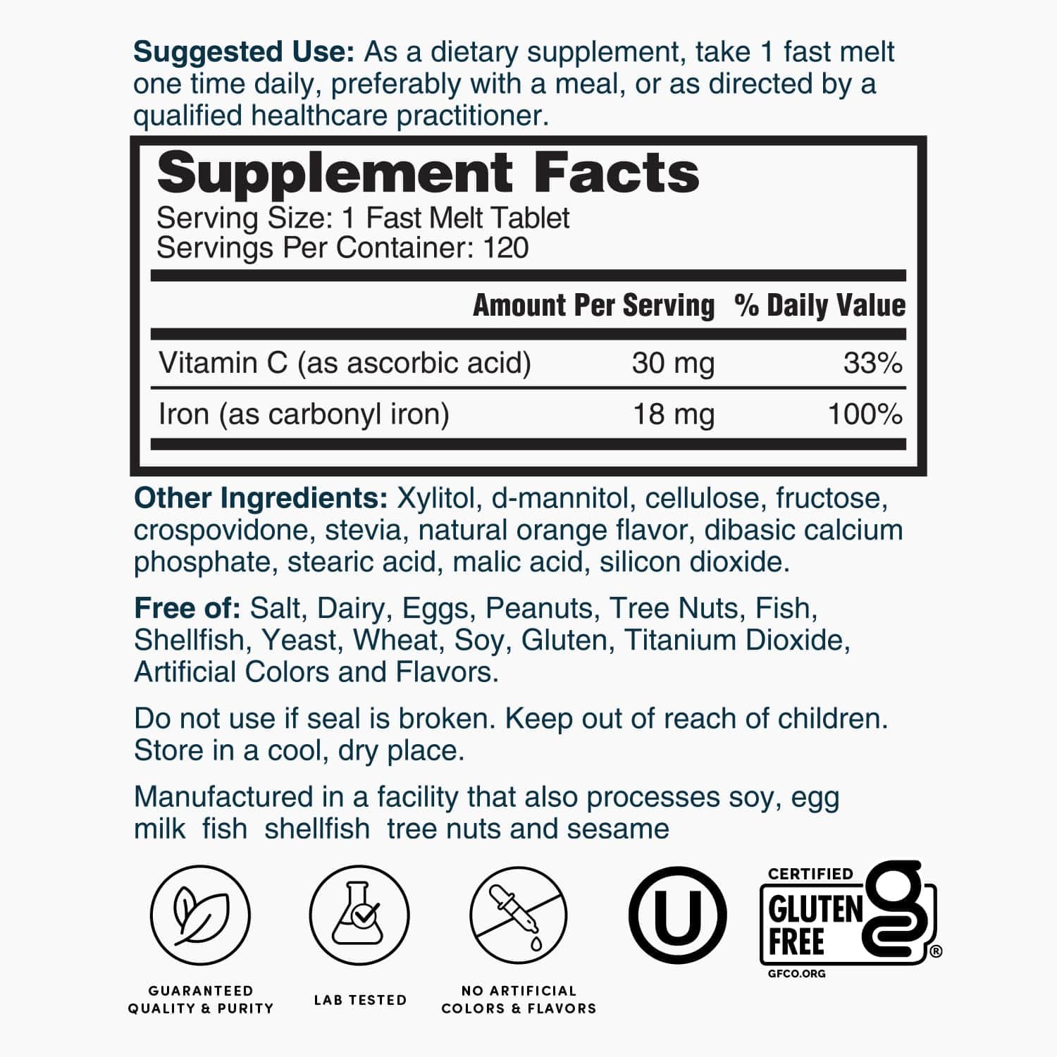 natural iron supplement for vitality