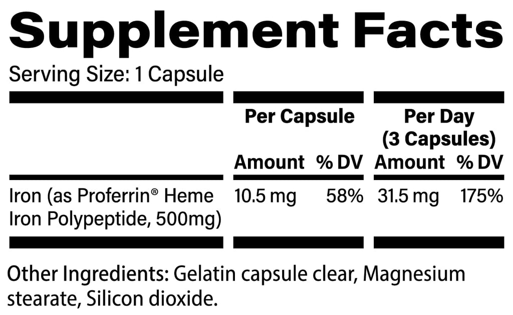 natural iron supplement for women