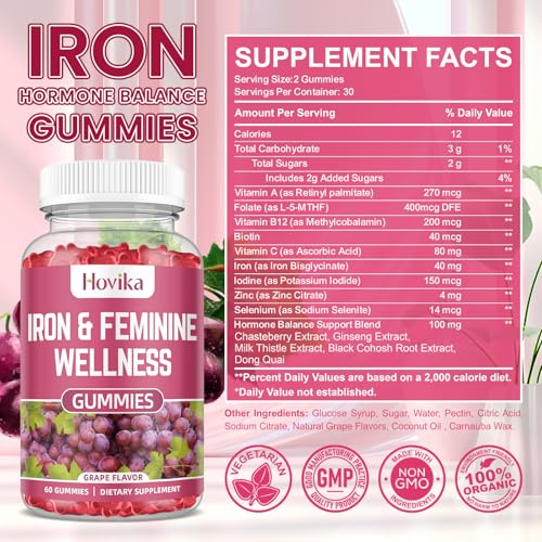 natural iron supplement with zinc