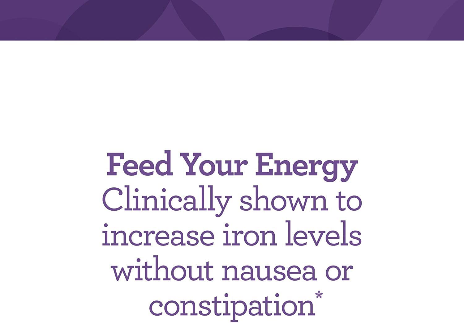 natural iron support for active lifestyles