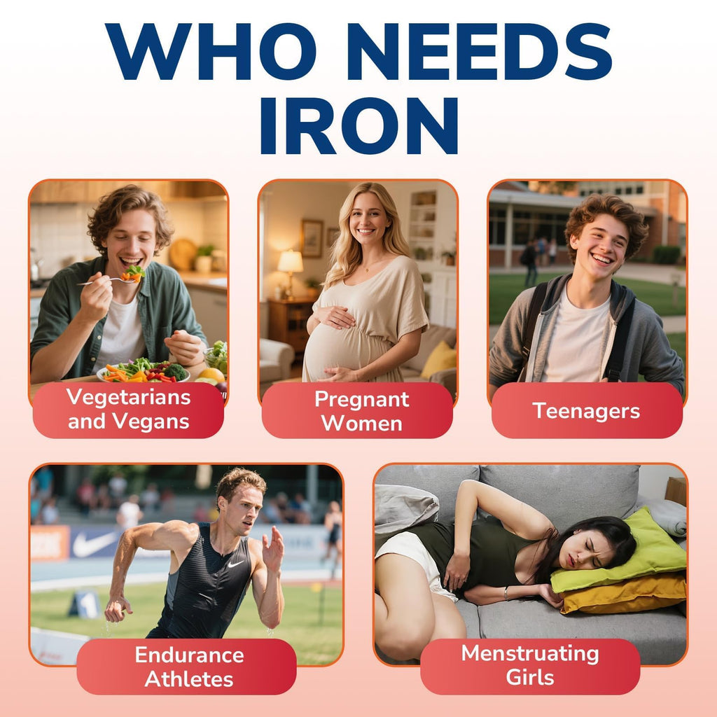 Natural iron support for active lifestyles