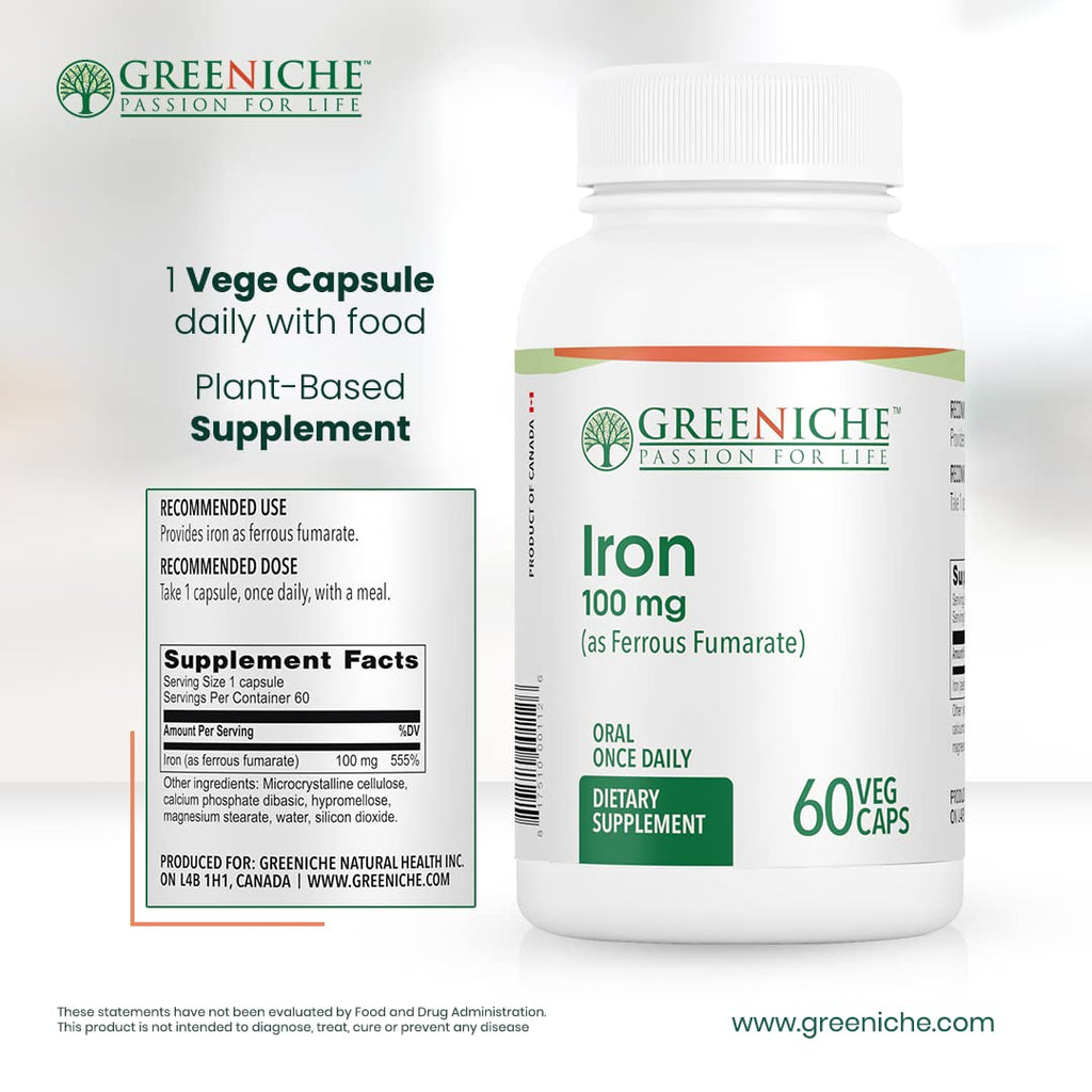 Natural iron support for vegans