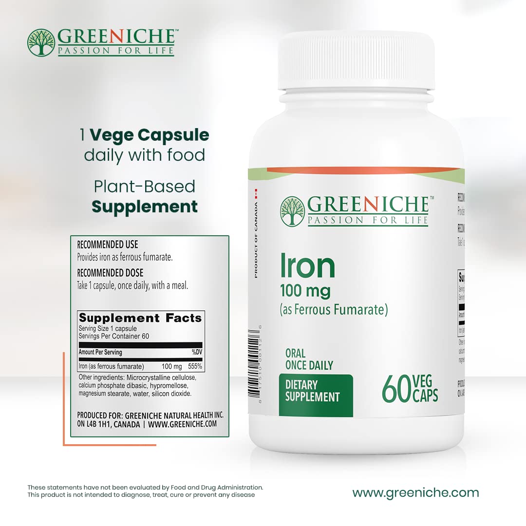 Natural iron support for vegans