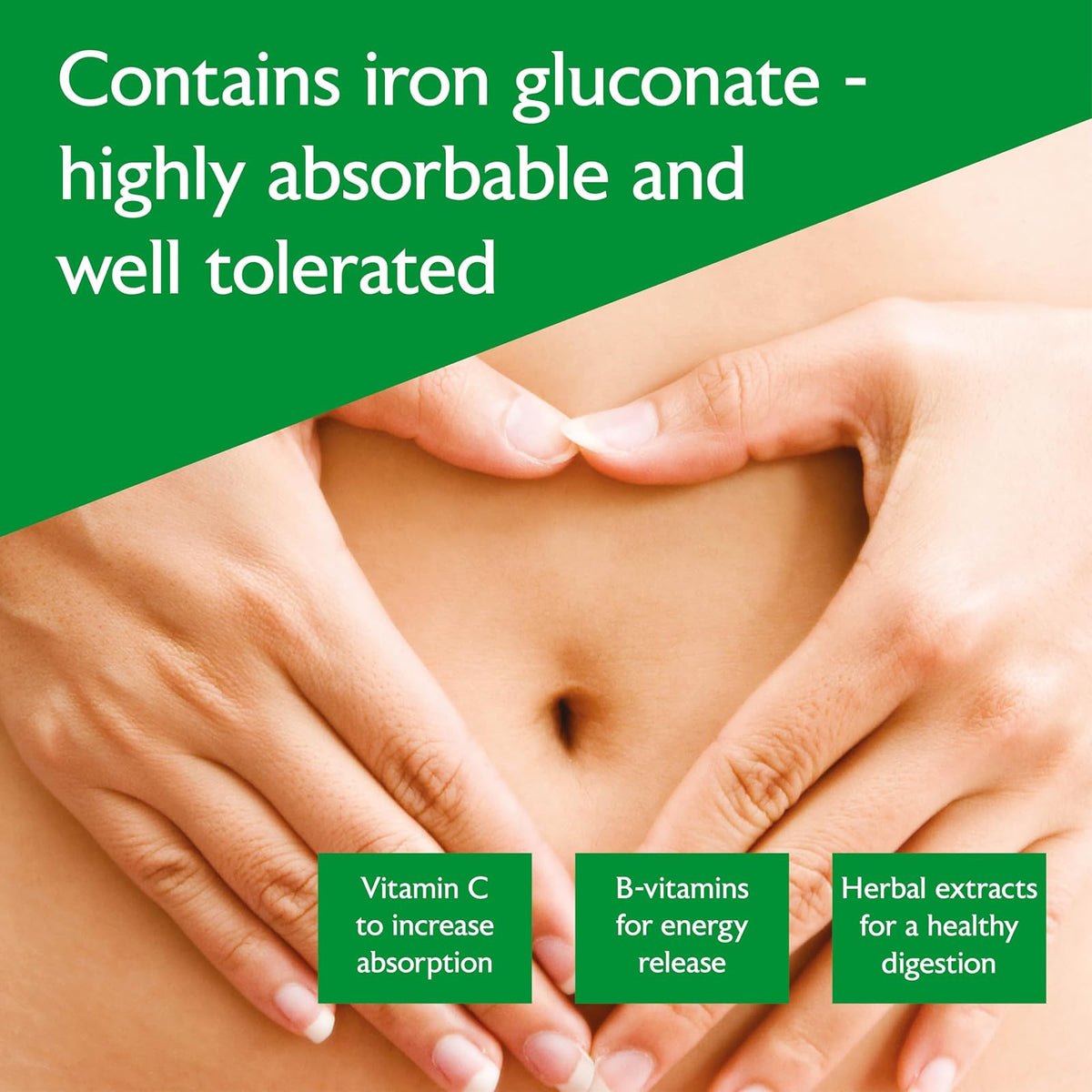 Natural iron tablets for women