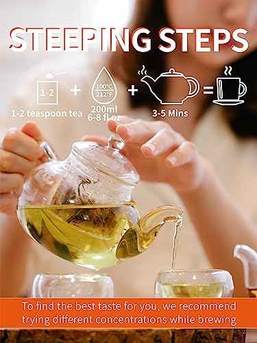 natural jasmine flavour green tea