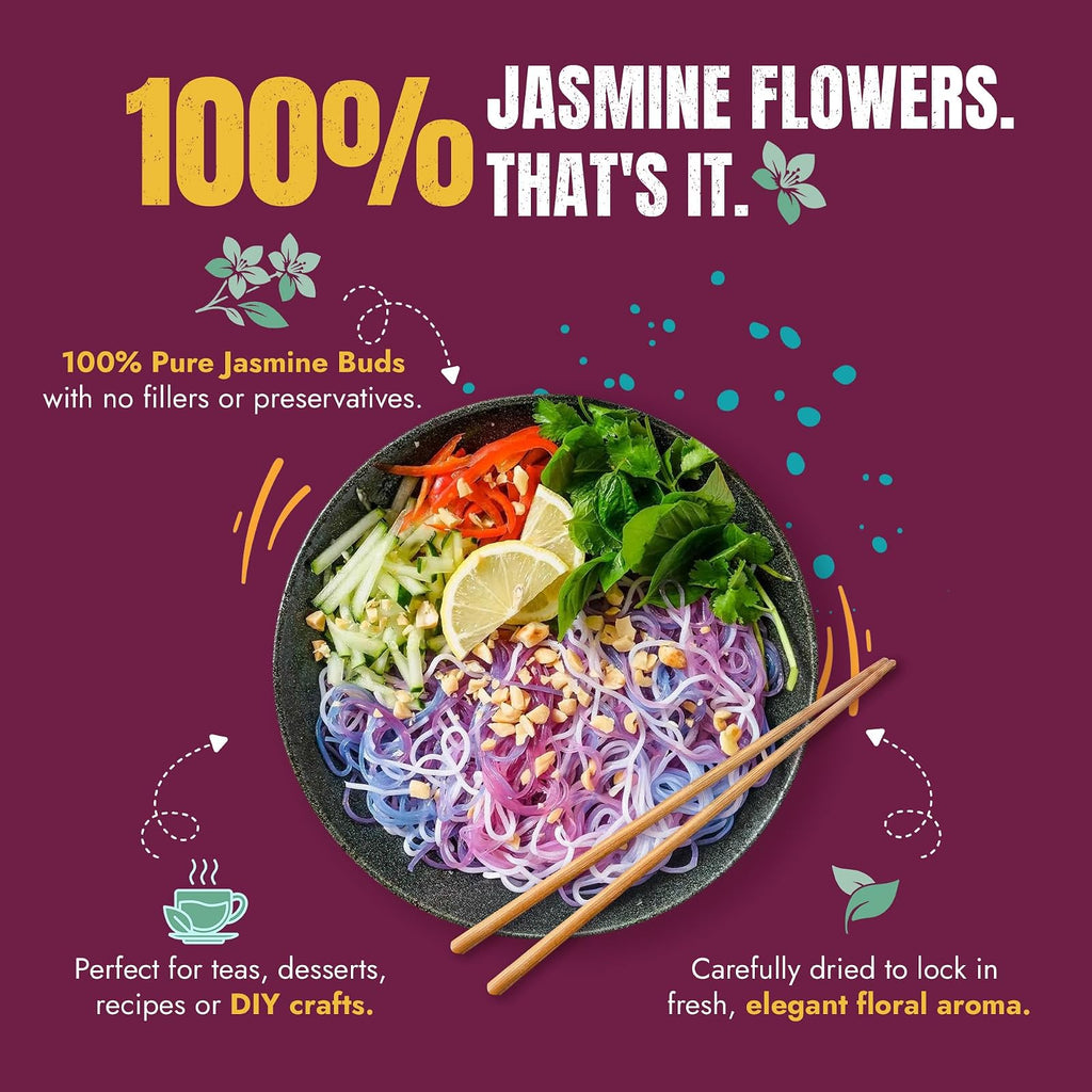 natural jasmine flowers for tea blends