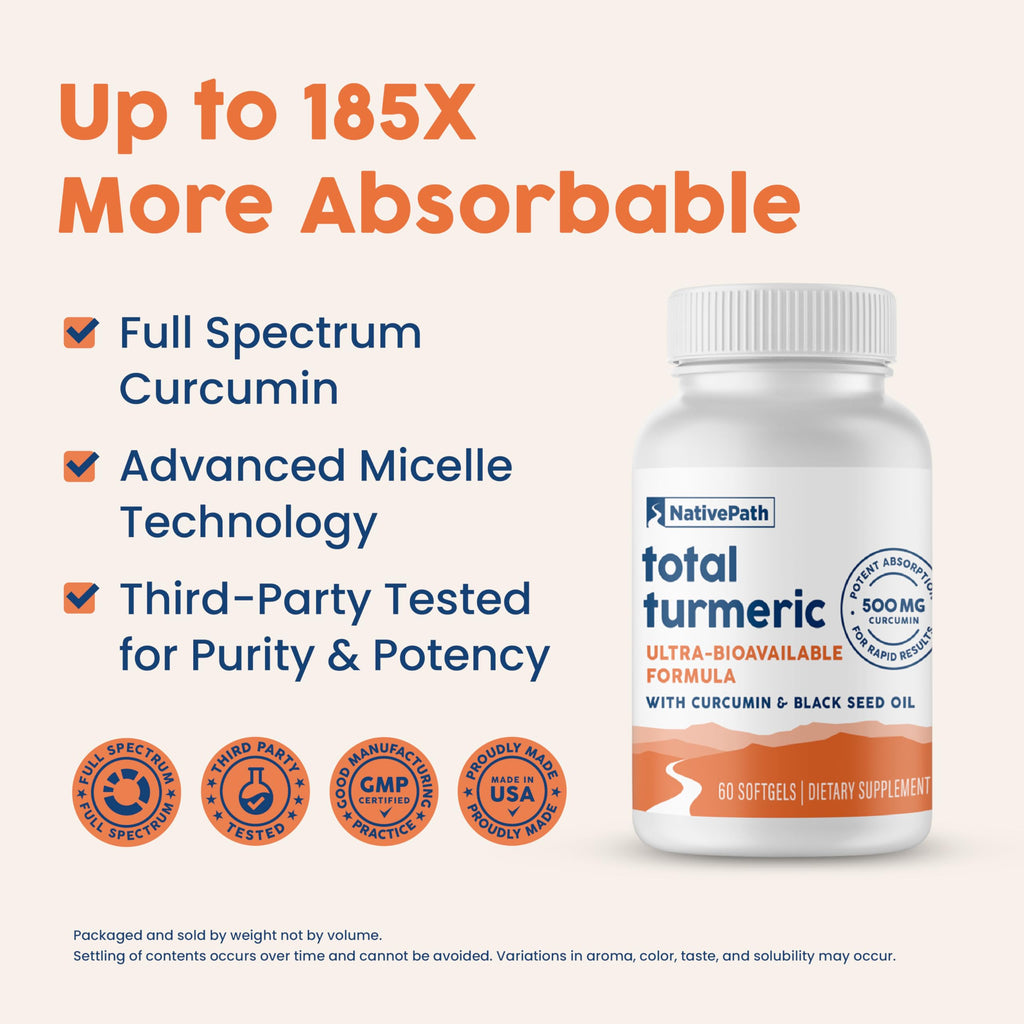 natural joint health curcumin product