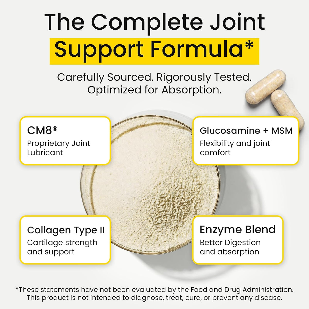 natural joint health supplement formula