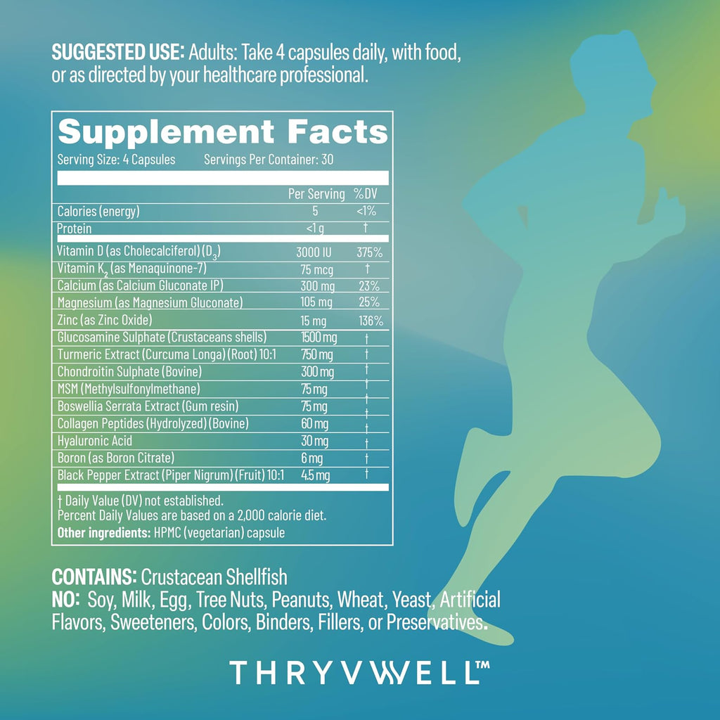 natural joint health support capsules