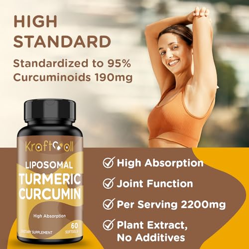 Natural joint health turmeric capsules