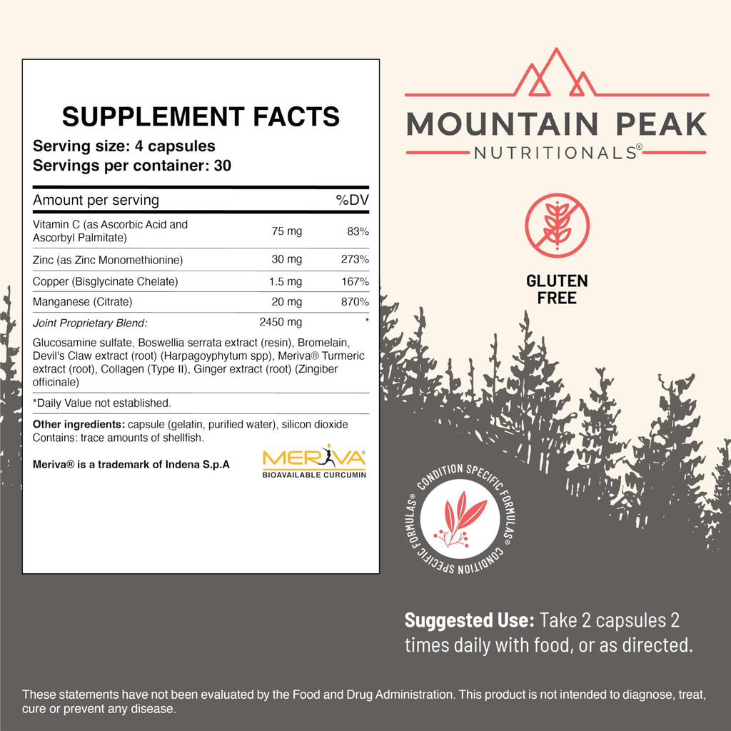 Natural joint health vitamins
