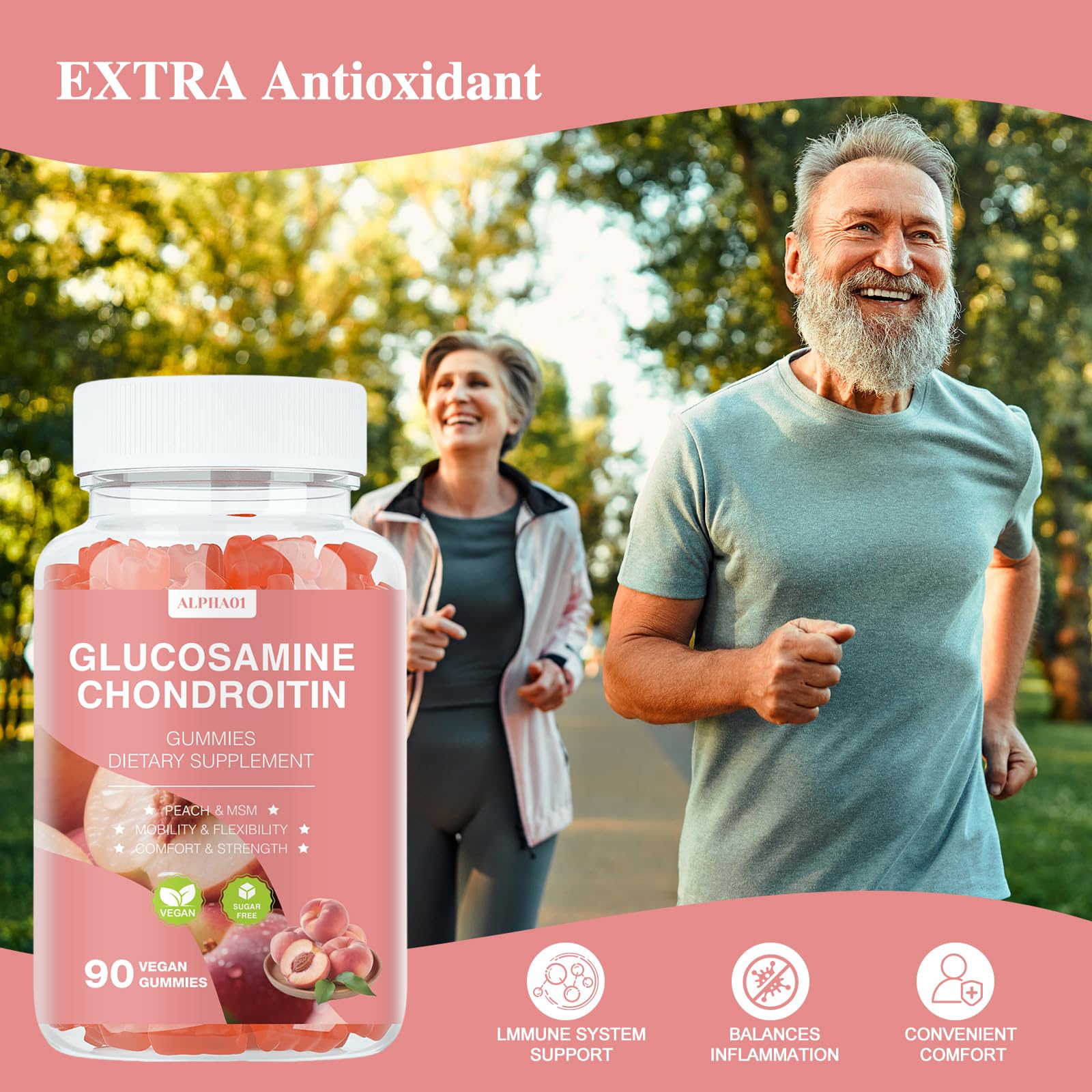 Natural joint relief with glucosamine