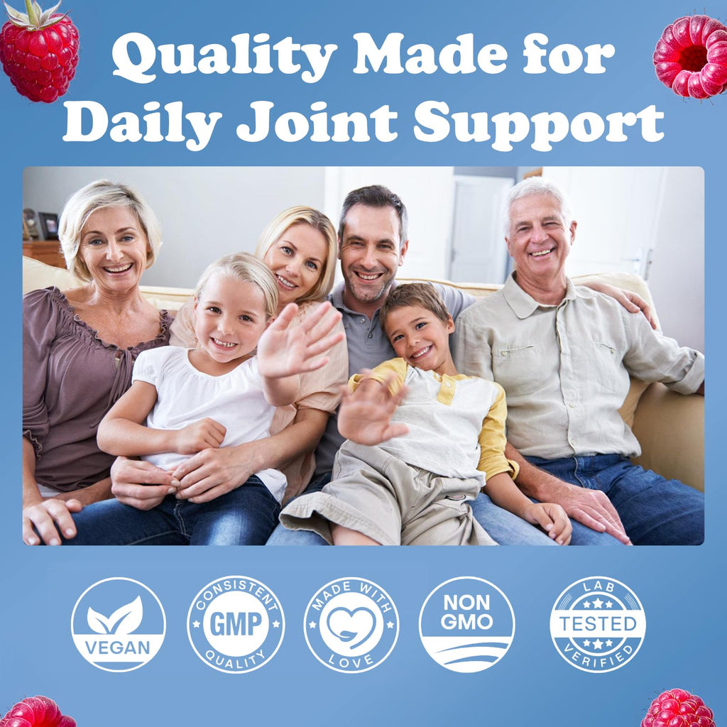 Natural joint support gummies with MSM