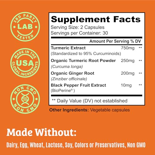 natural joint support turmeric supplement