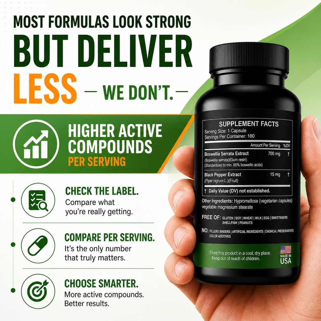 natural joint support with Boswellia