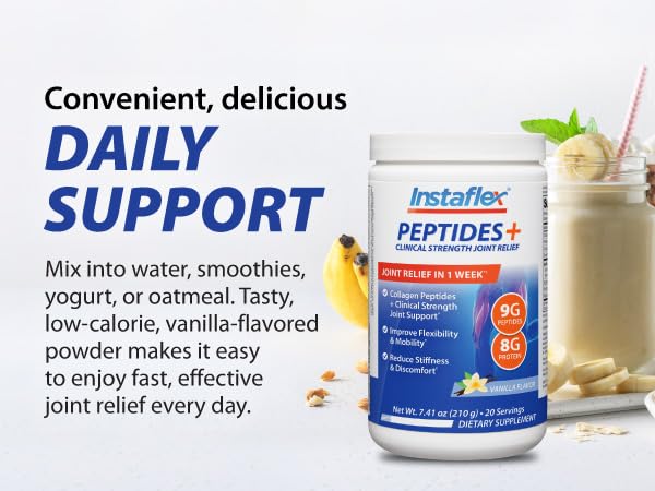 natural joint support with collagen peptides