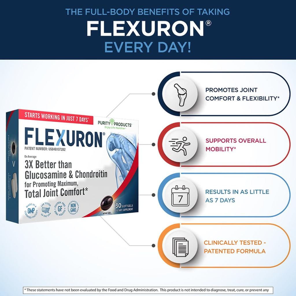 natural joint support with Flexuron