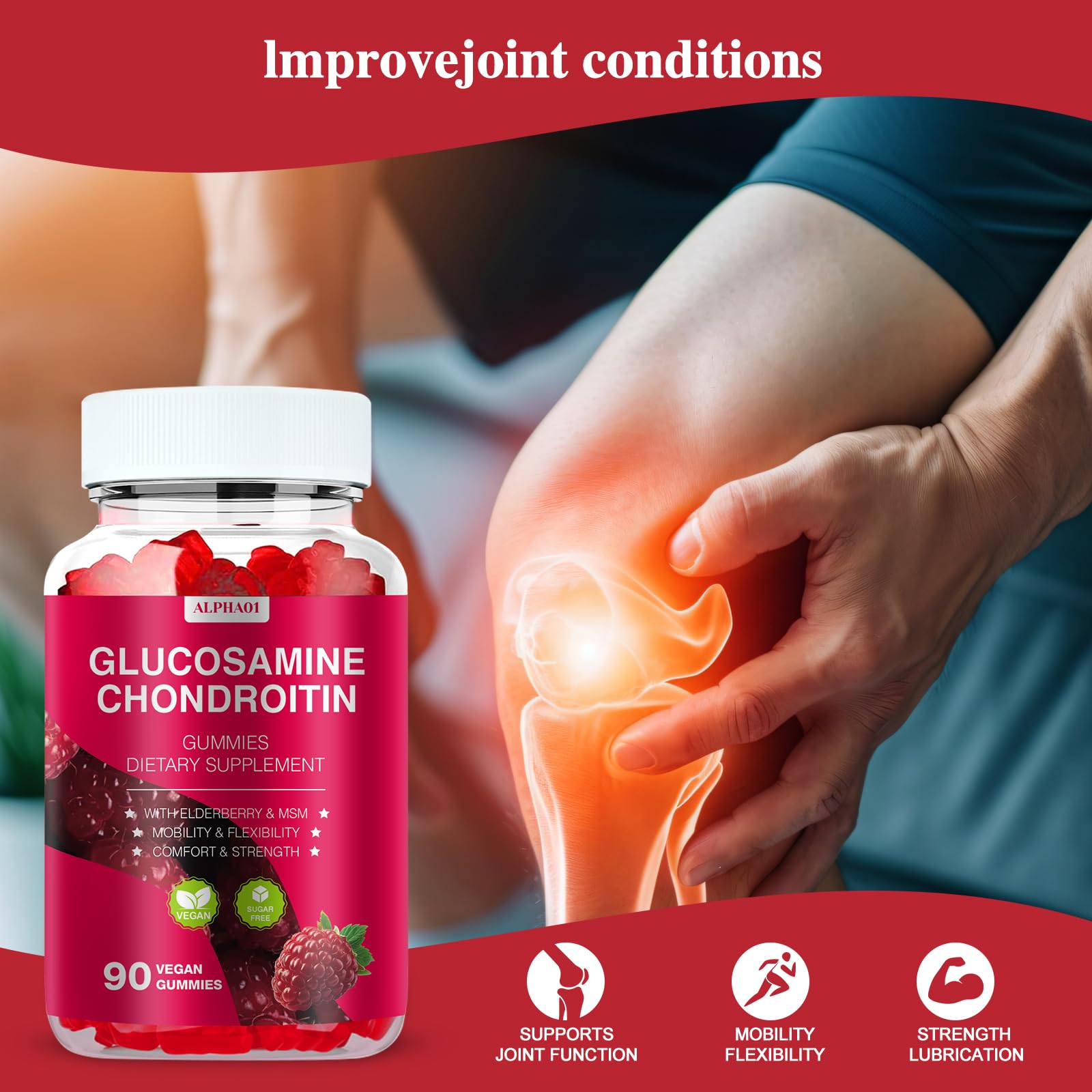 natural joint support with glucosamine chondroitin