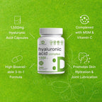 Natural joint support with hyaluronic acid