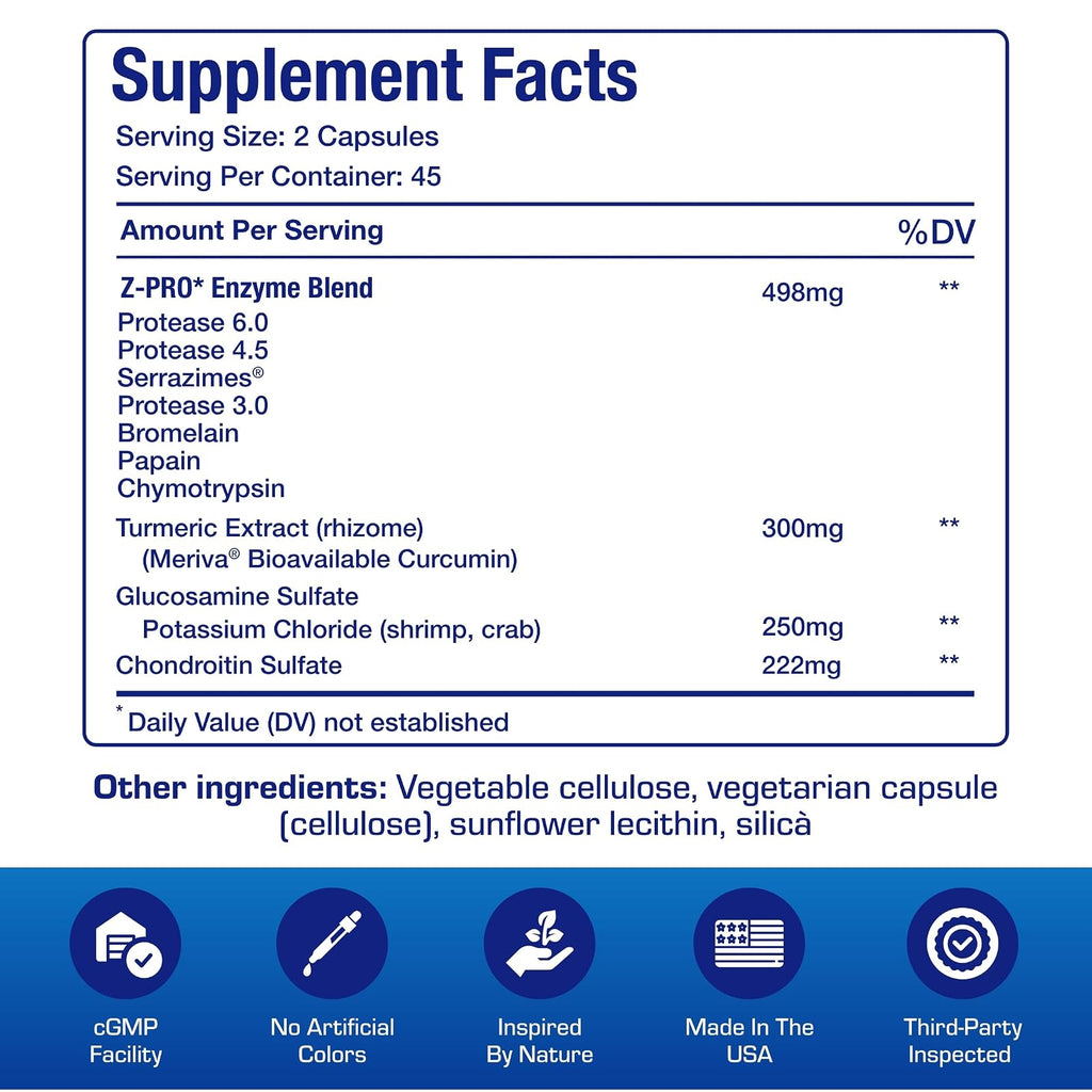 Natural joint support with Nutra formula