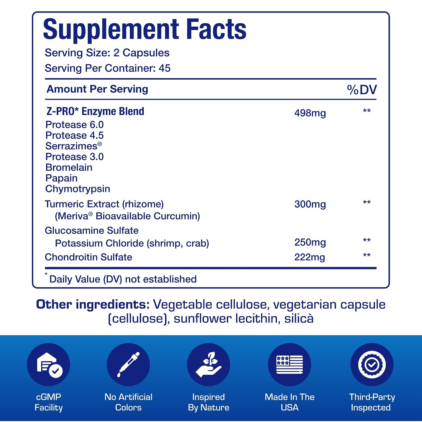 Natural joint support with Nutra formula