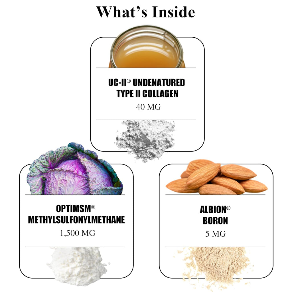 Natural joint support with UC-II