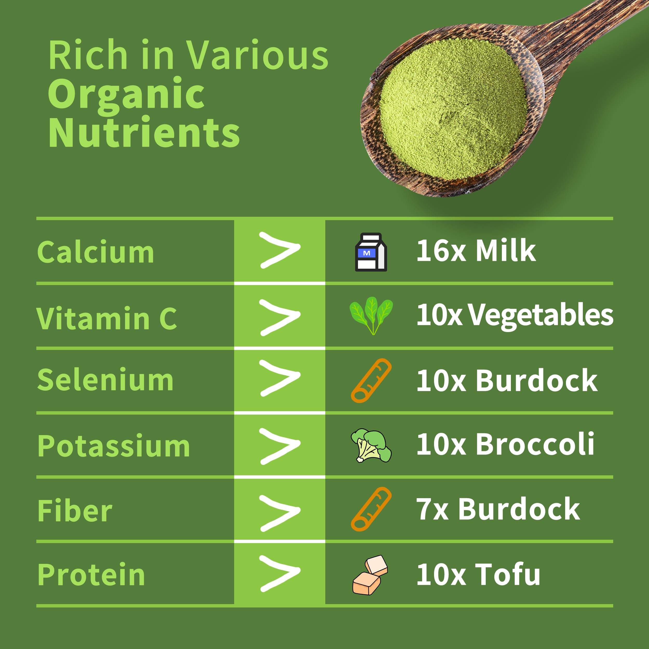natural kale powder for detox