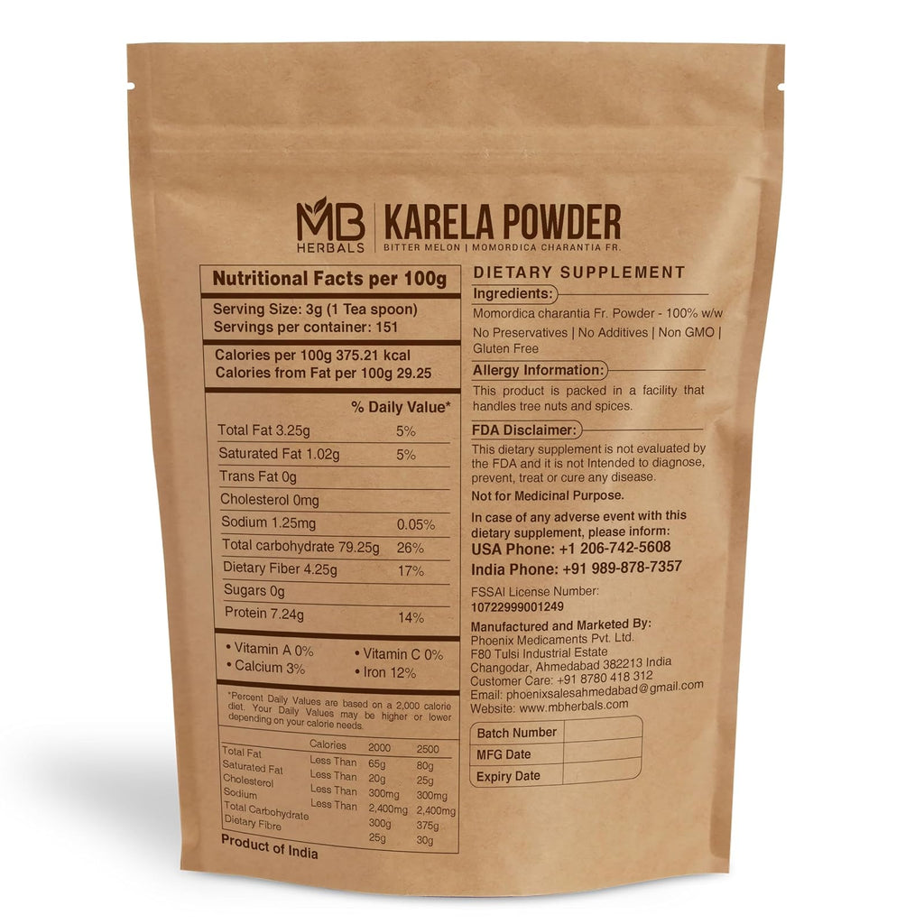 natural karela powder for cooking