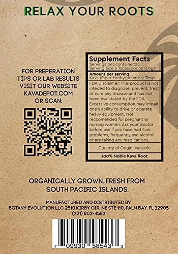 Natural kava kava for wellness