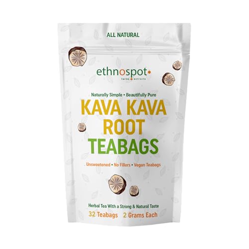 natural kava kava teabags for stress relief