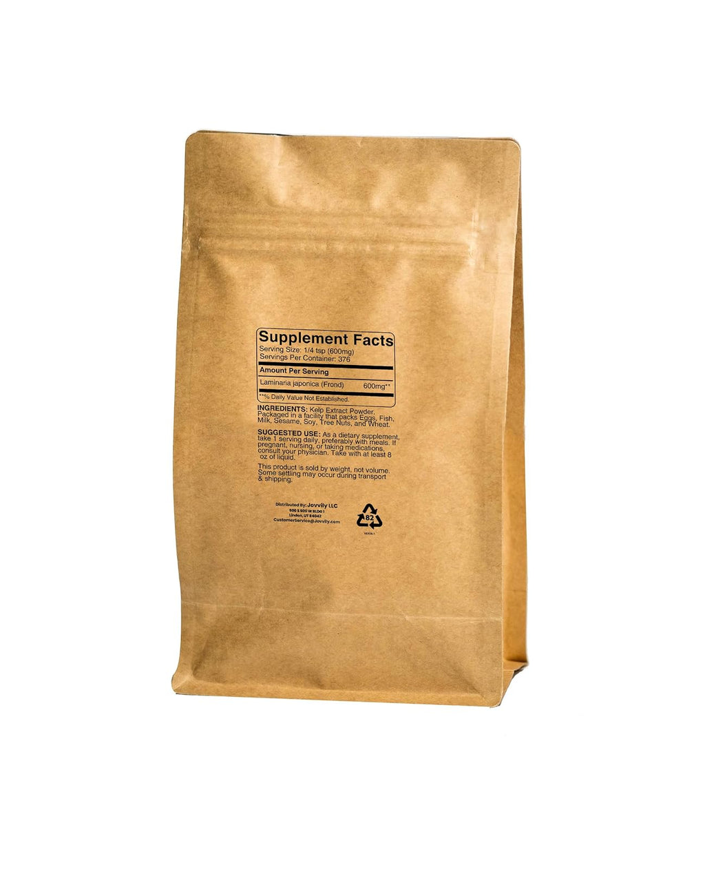 Natural kelp powder for smoothies