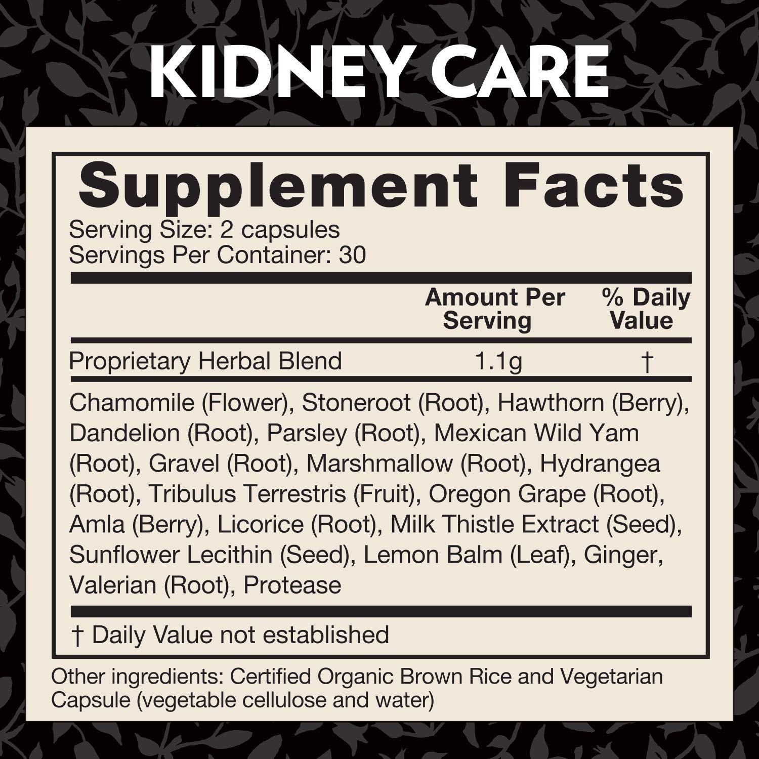 natural kidney care supplement