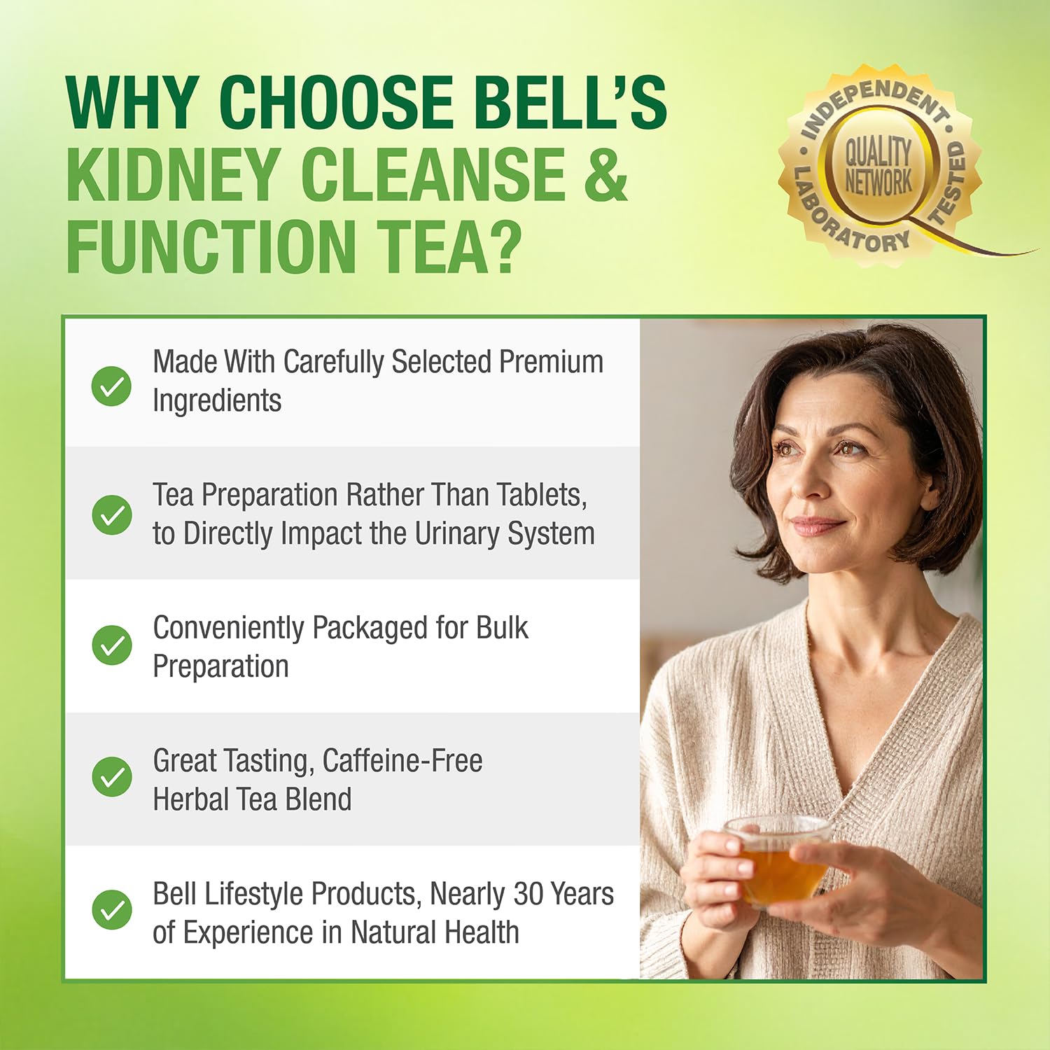 Natural kidney cleanse herbal infusion